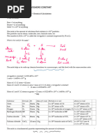 Mole Concept Formula Sheet | PDF