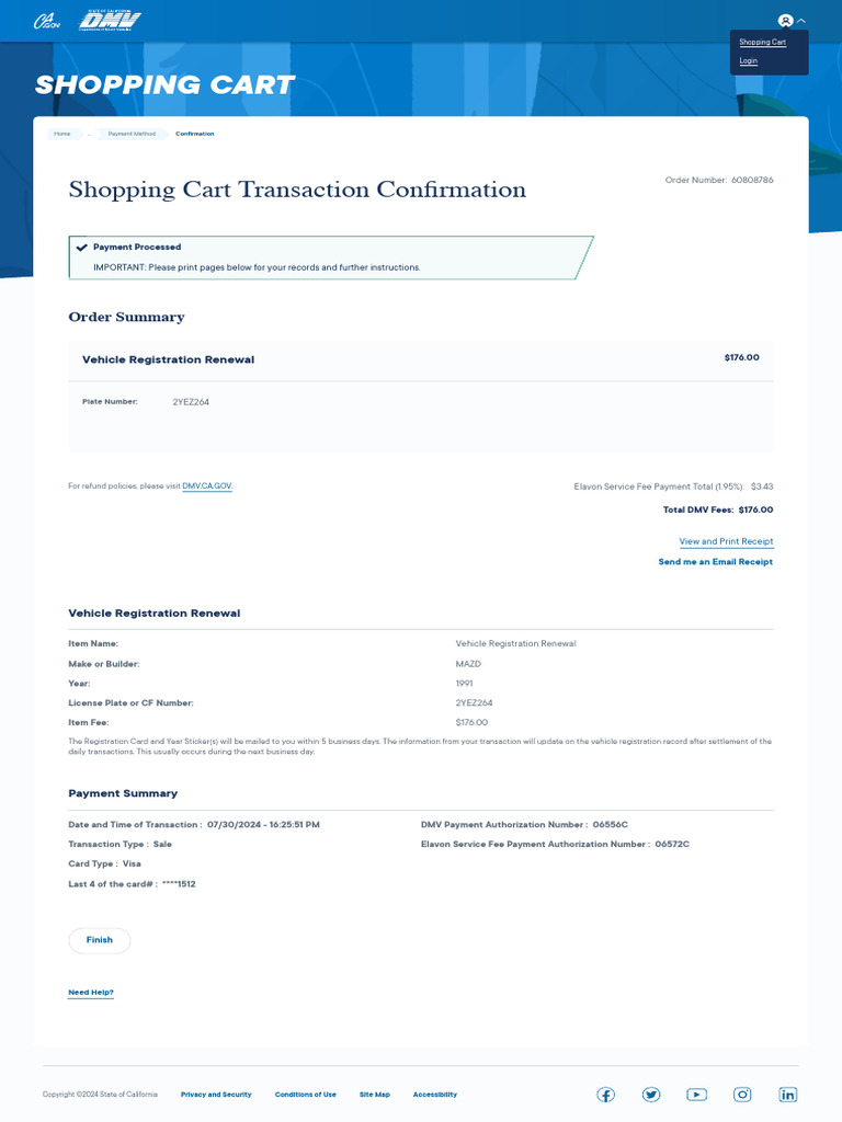 Payment Confirmation | PDF