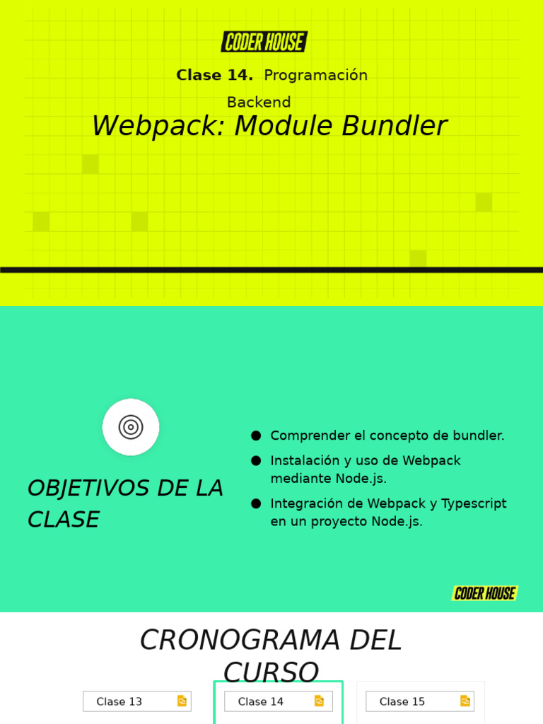 Clase 14 - Webpack_ Module Bundler | PDF | Archivo de computadora | Script Java