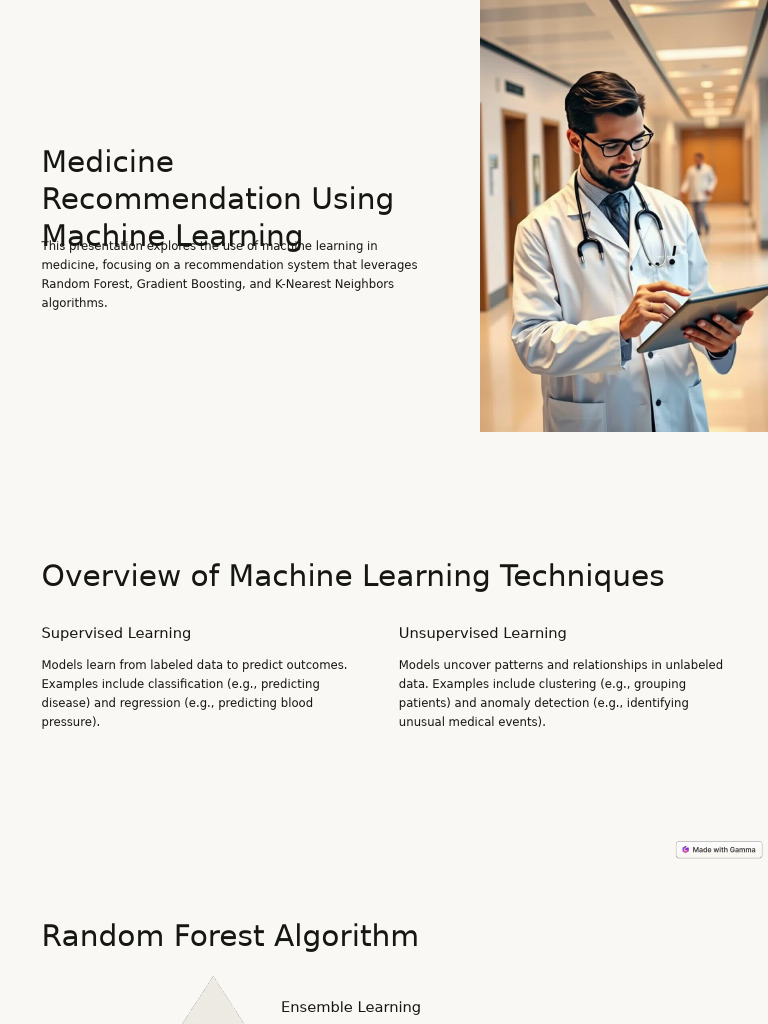 Machine Learning in Medicine: Recommendations | PDF | Machine Learning ...
