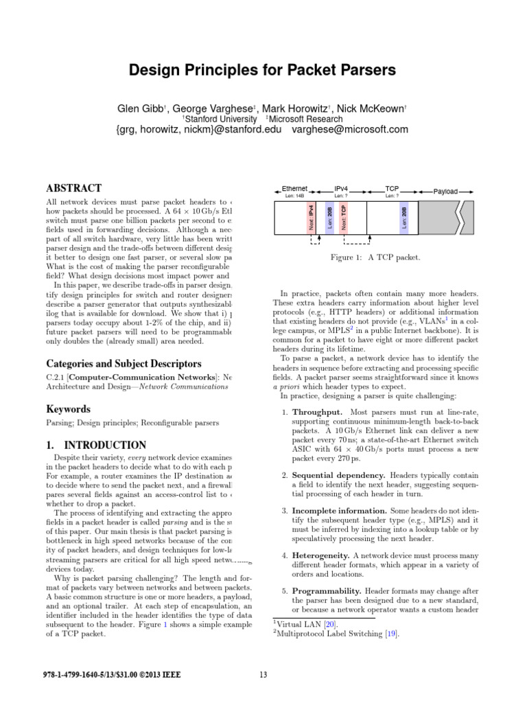 Packet Parser Merged | PDF | Parsing | Network Packet