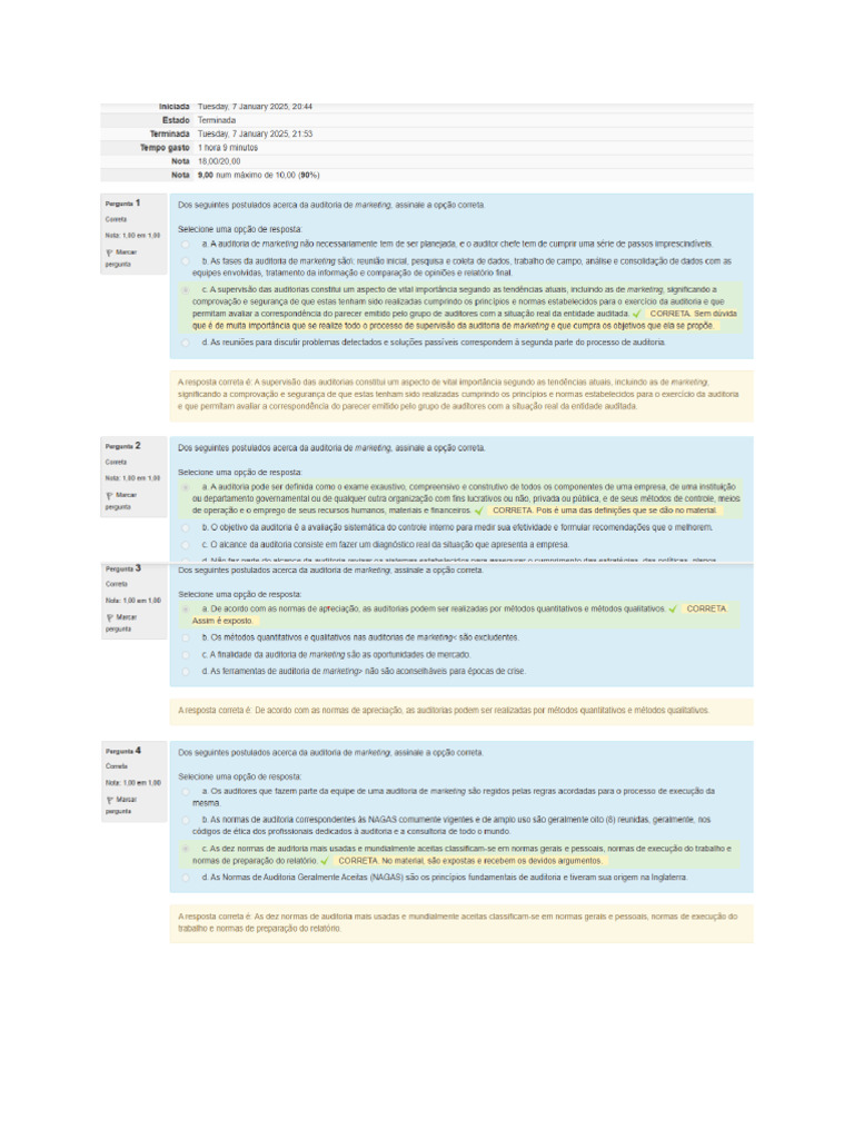 DD165 - Auditoria de Marketing 2025 | PDF