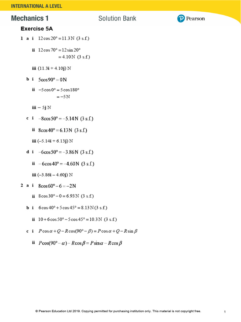 M1 Chapter 5 Forces and Friction | PDF | Force | Classical Mechanics