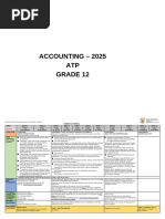 2025 Accounting Grade 12 ATP | PDF | Income Statement | Financial Economics