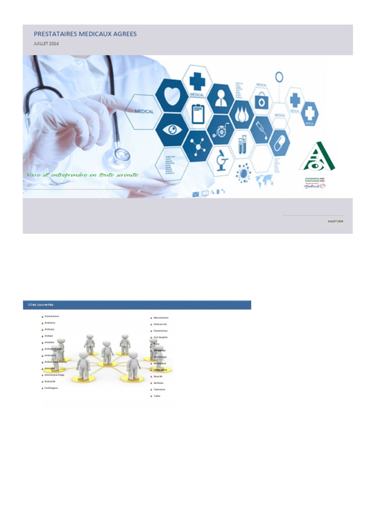 Prestataires Médicaux Agréés 2024 | PDF | Soins de santé | Médecine