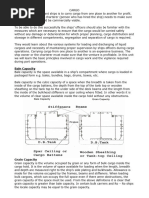 Definitions of Bale and Grain Capacity and Others | PDF | Tonnage | Ships