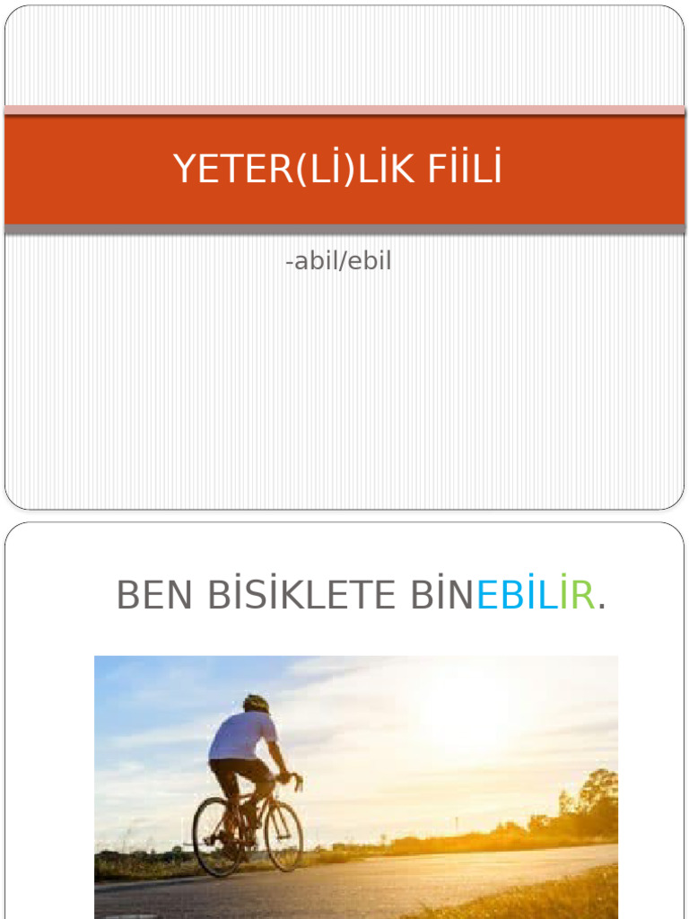 A2 YETER (Lİ) LİK | PDF