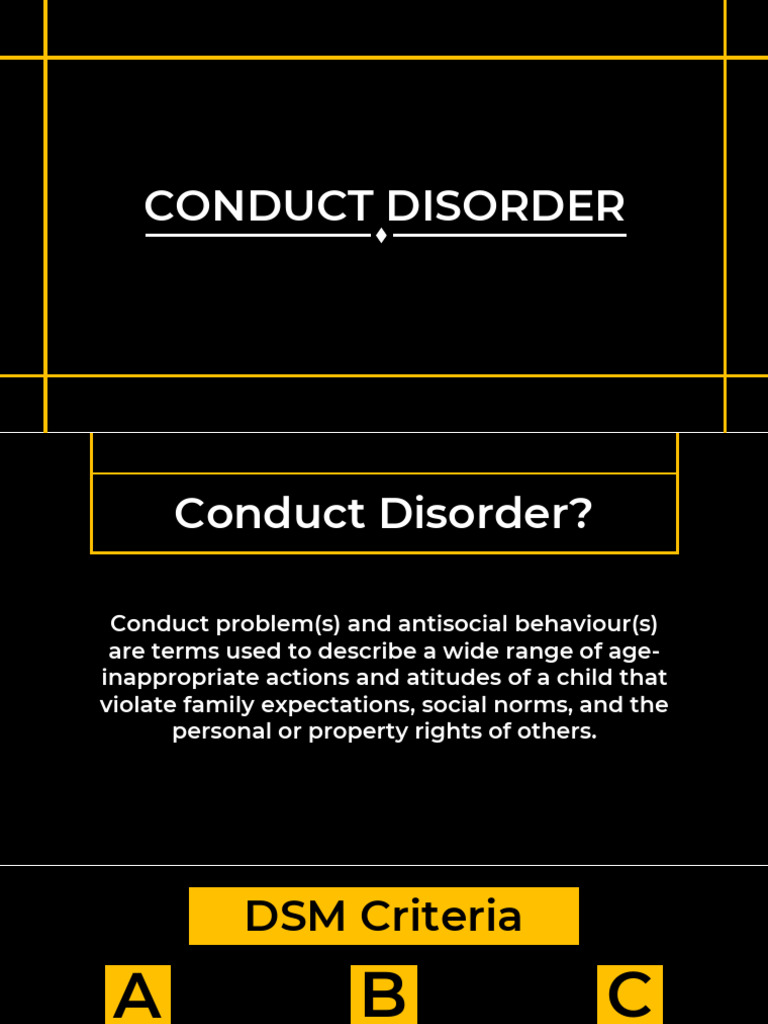 Understanding Conduct Disorder in Children | PDF | Psychopathy | Anti ...
