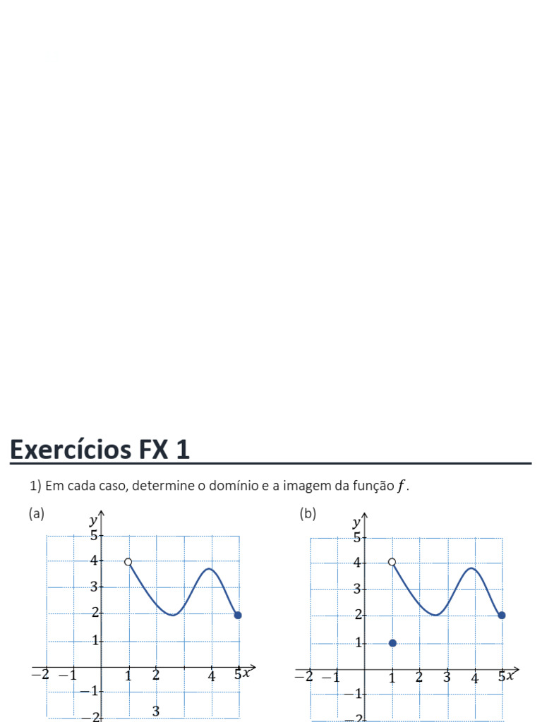 Exercicios sobre Funcoes | PDF | Função (Matemática) | Custo médio