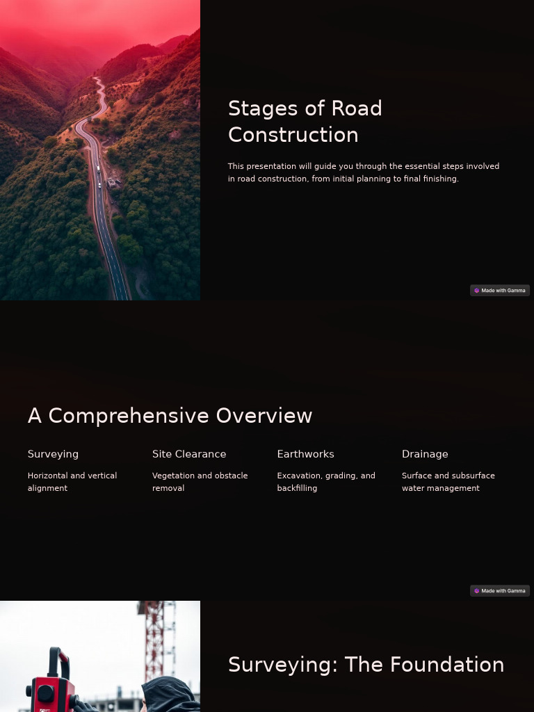 Stages-of-Road-Construction Present | PDF