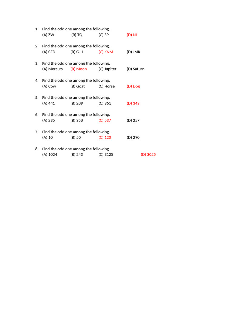Odd Man Out | PDF