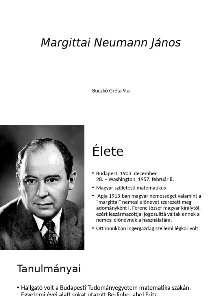 Neumann János | PDF