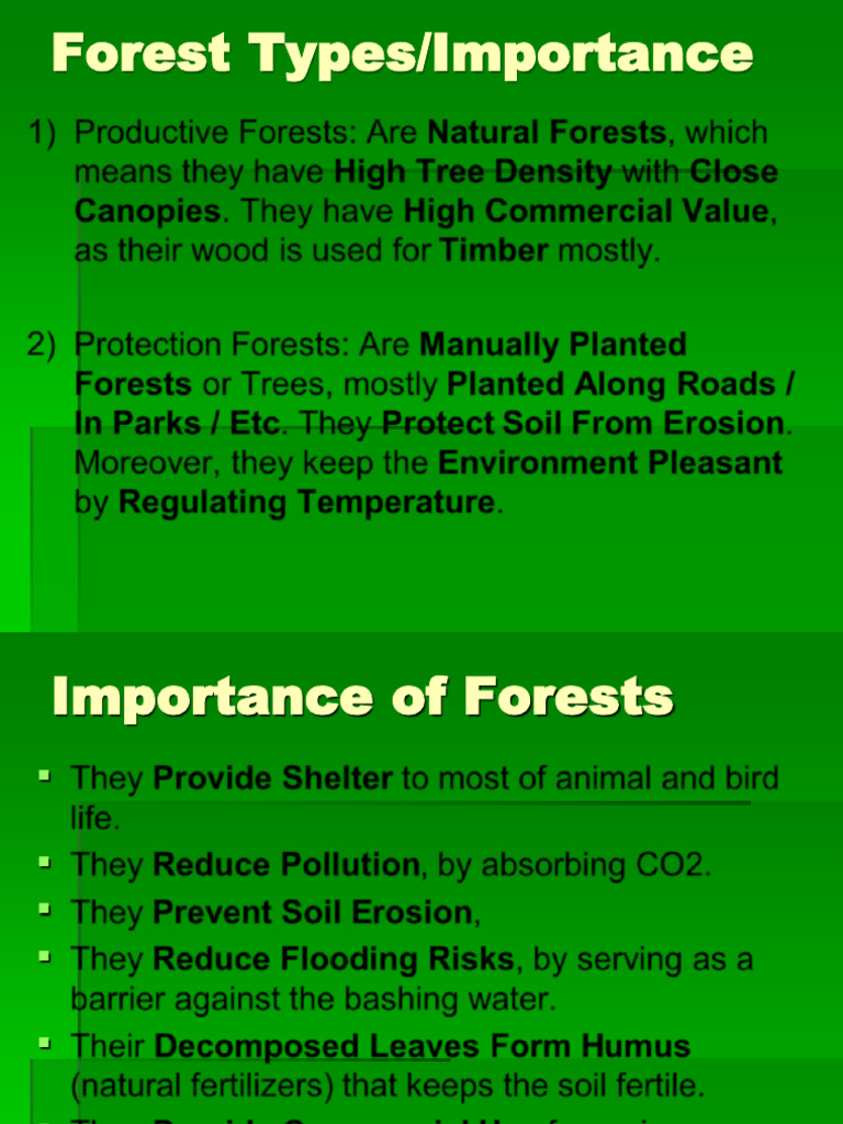2nd Term - Modified Forests Notes | PDF | Forests | Deforestation
