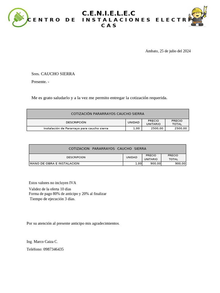 PROFORMA 2 Reencauche | PDF