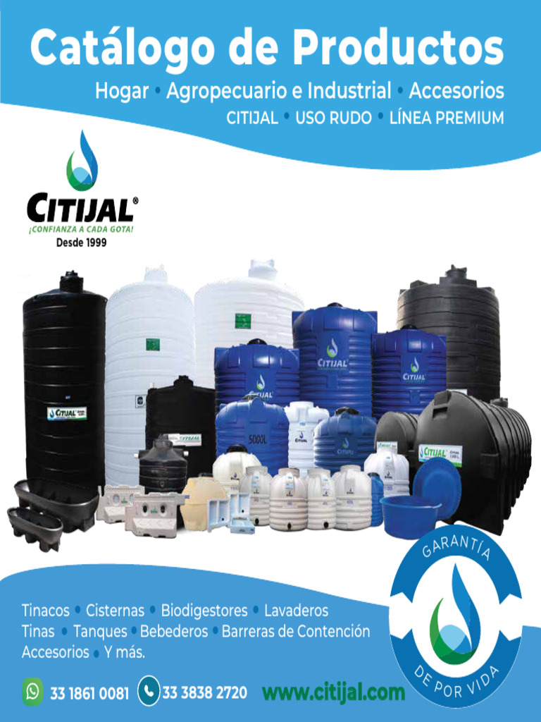 Catalogo Citijal | PDF | Agua | Aguas residuales