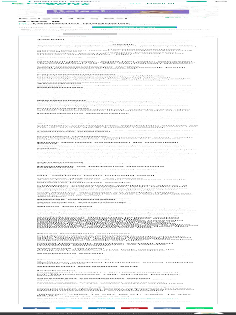 Kalgel 10 q Gel | PDF