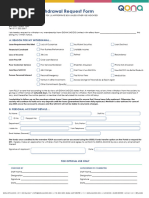 Refund Application Form for Members | PDF