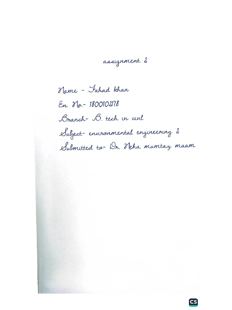 Env. Assignment 2 | PDF