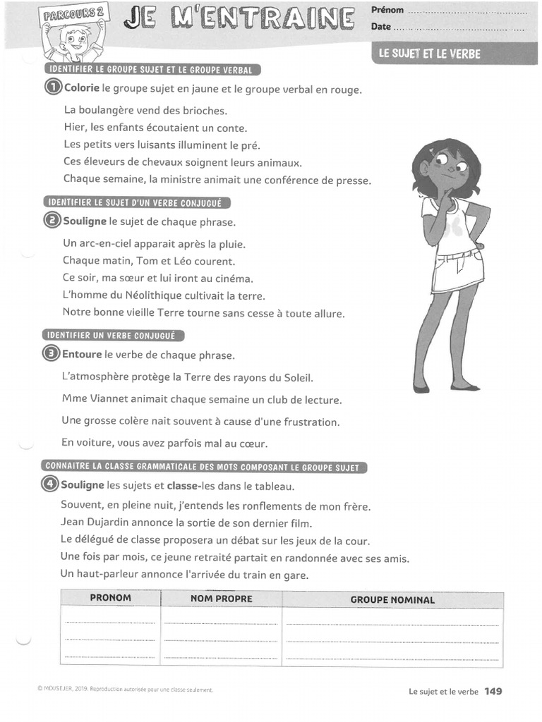 Exercices révision grammaire | PDF