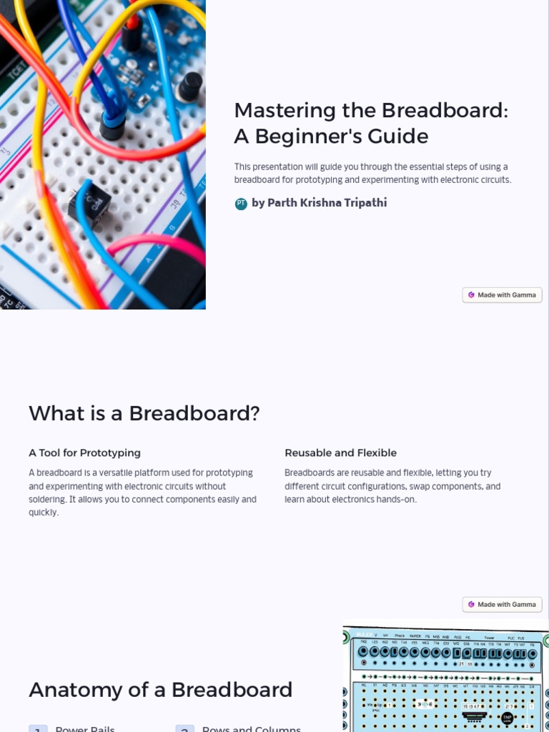 Mastering The Breadboard A Beginners Guide | PDF | Computer Engineering ...