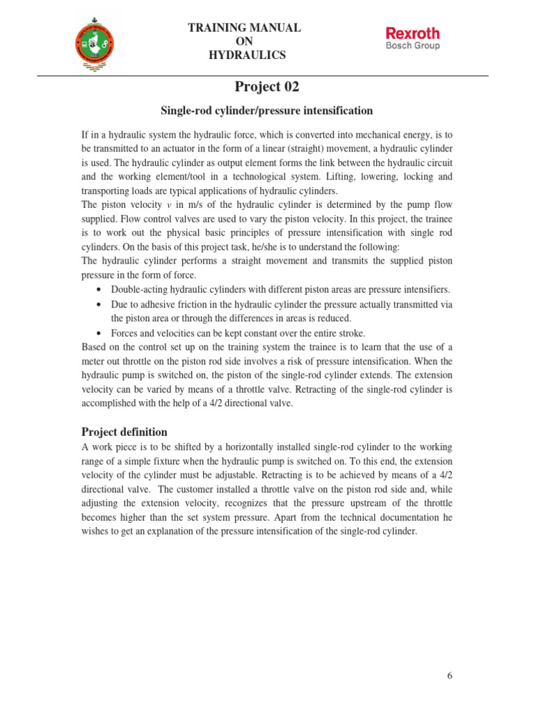 Copy of Hydraulic Exercises.pdf f | PDF | Valve | Pump