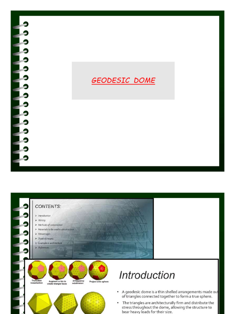 Geodesic dome | PDF