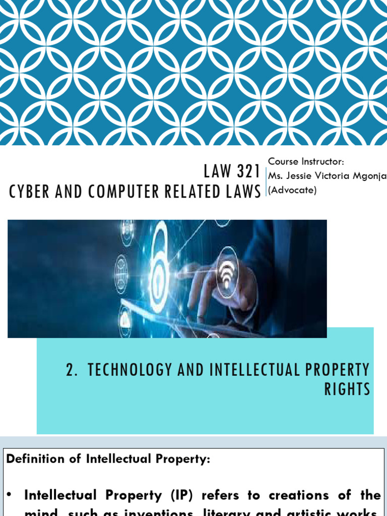 Cyber Law - Part 2 | PDF | Trademark | Intellectual Property