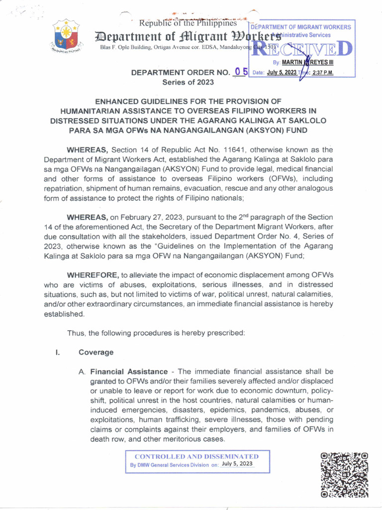 DMW Do 05 2023 | PDF