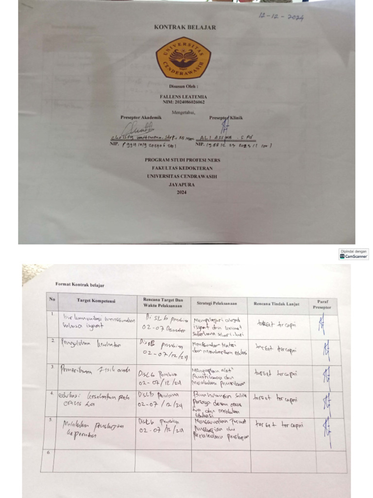 konTrak belajar SLB | PDF