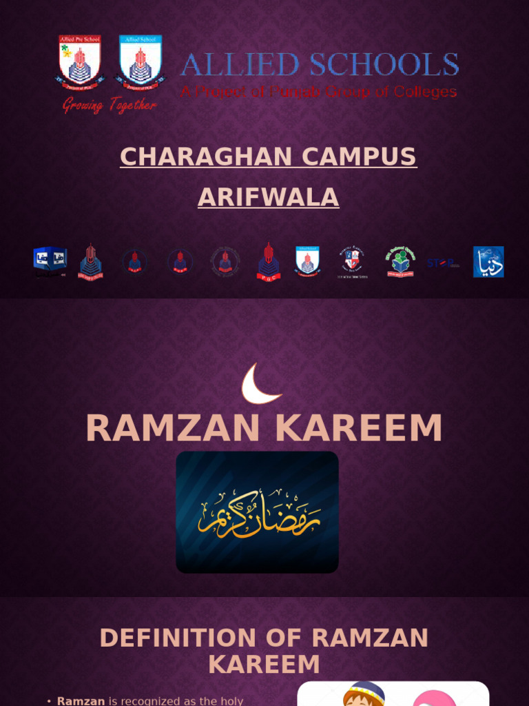 Ramzan Kareem | PDF