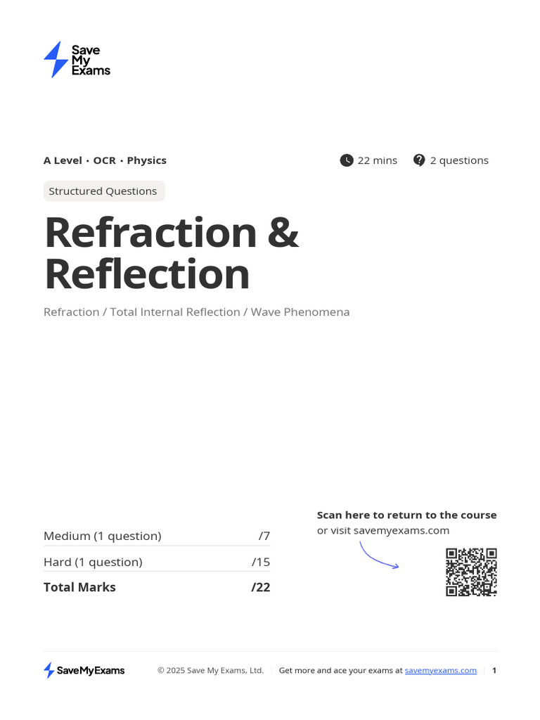 4 8 Refraction and Reflection TKtJvhr4vDrZRVmW | PDF | Refraction | Reflection (Physics)
