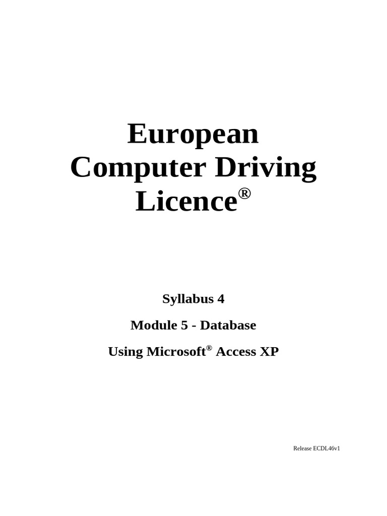 Module 5 Access XPv1 | PDF | Databases | Cursor (User Interface)