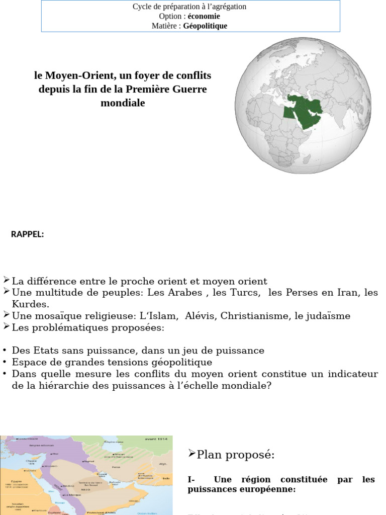 Géopolitique Du Moyen Orient Conflits Et Enjeux Pdf Irak Moyen