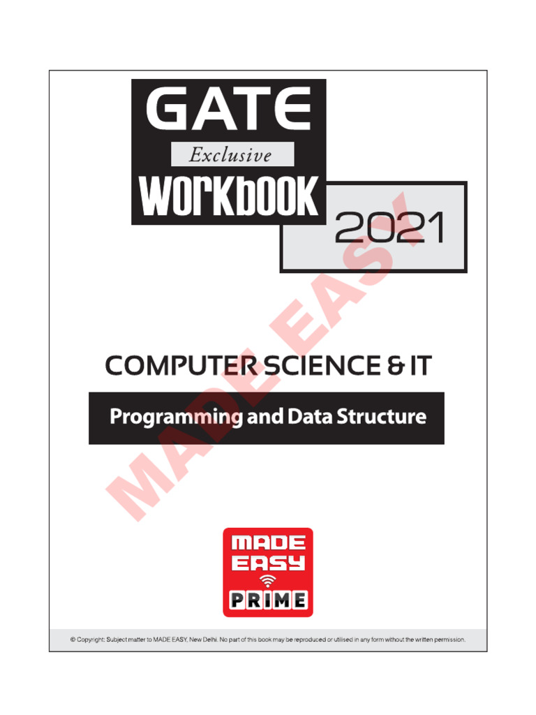 Data Structure Workbook | PDF