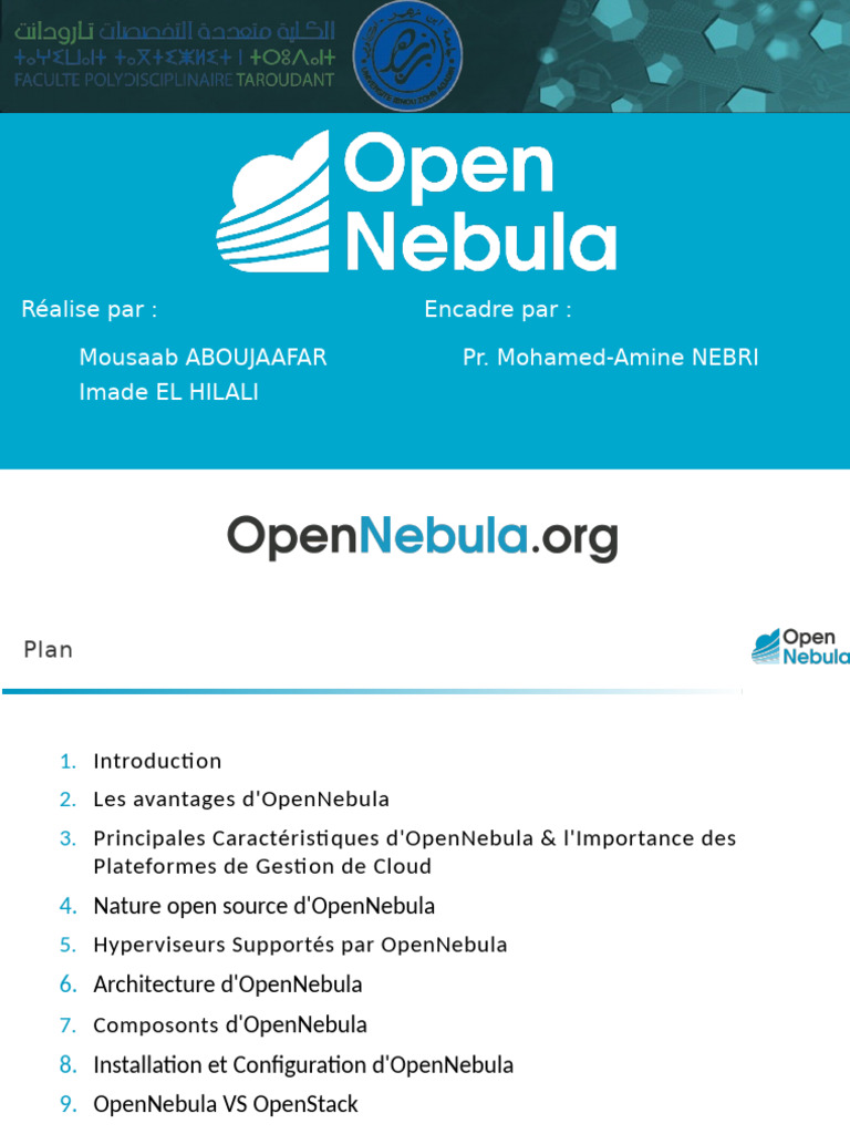 Open Nebula | PDF | Virtualisation | Cloud computing