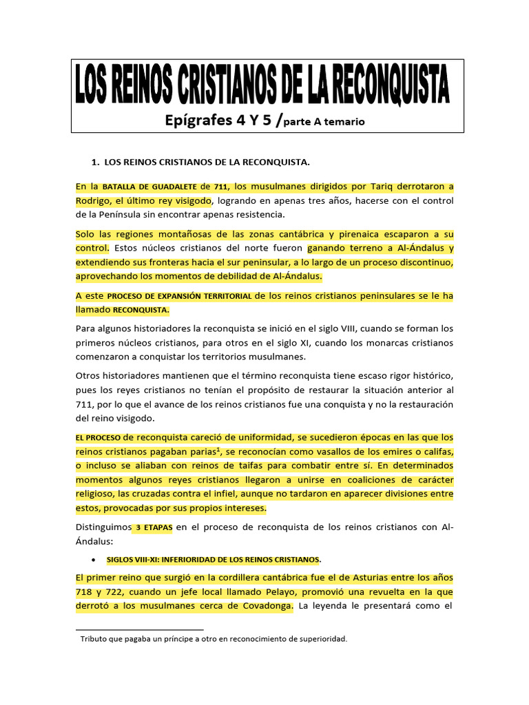 Temas 4 y 5 | PDF | Al Andalus | Feudalismo