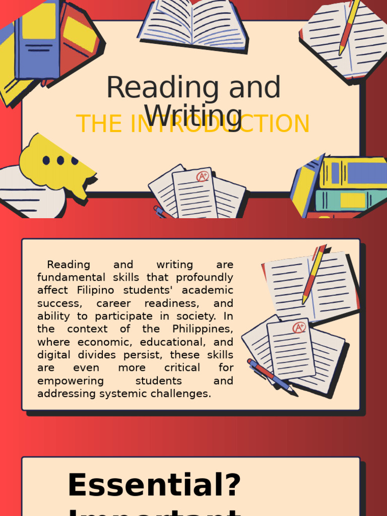 Reading and Writing The Introduction | PDF | Literacy | Reading ...