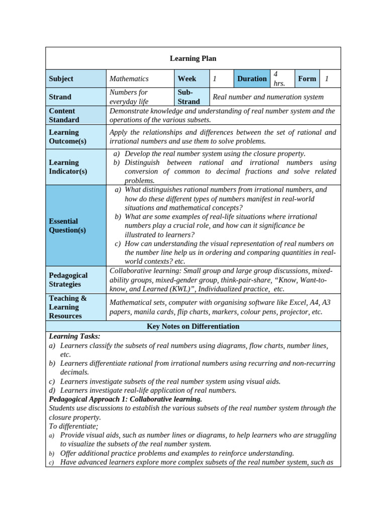 Mathematics Wk5 | PDF | Learning | Numbers