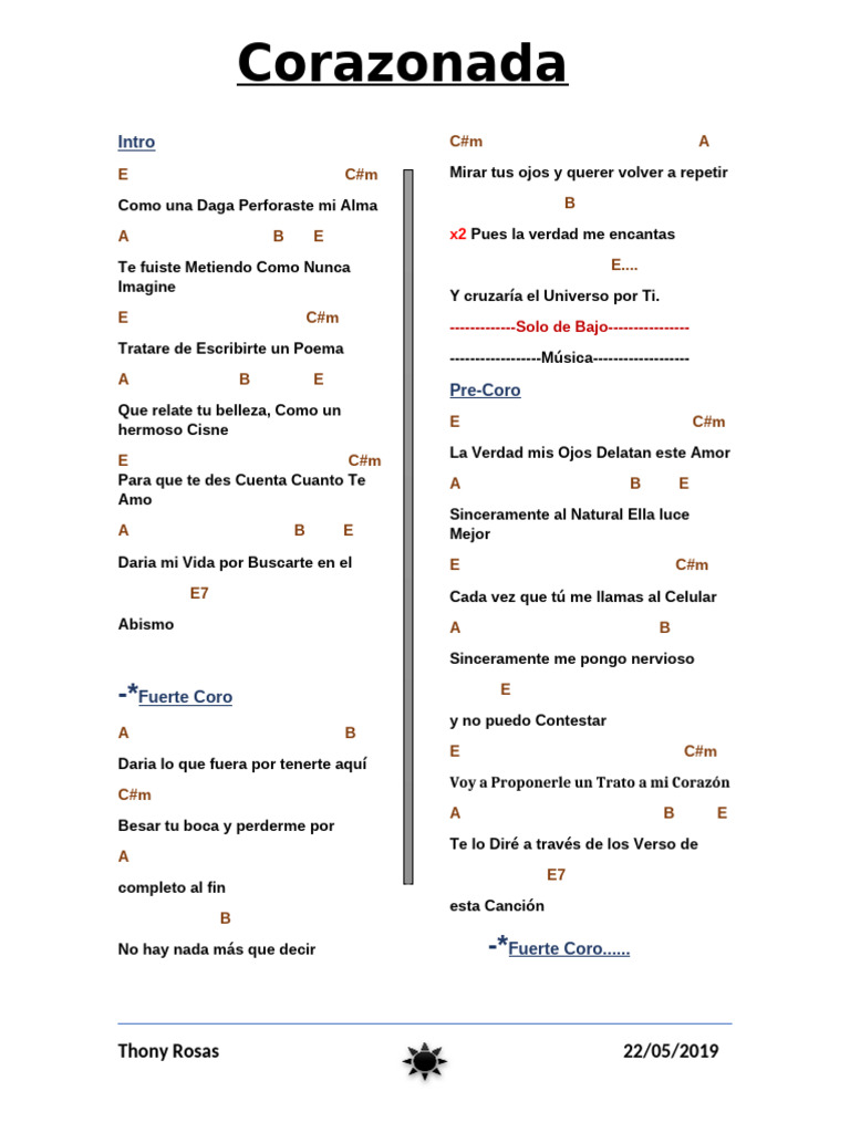Corazonada | PDF
