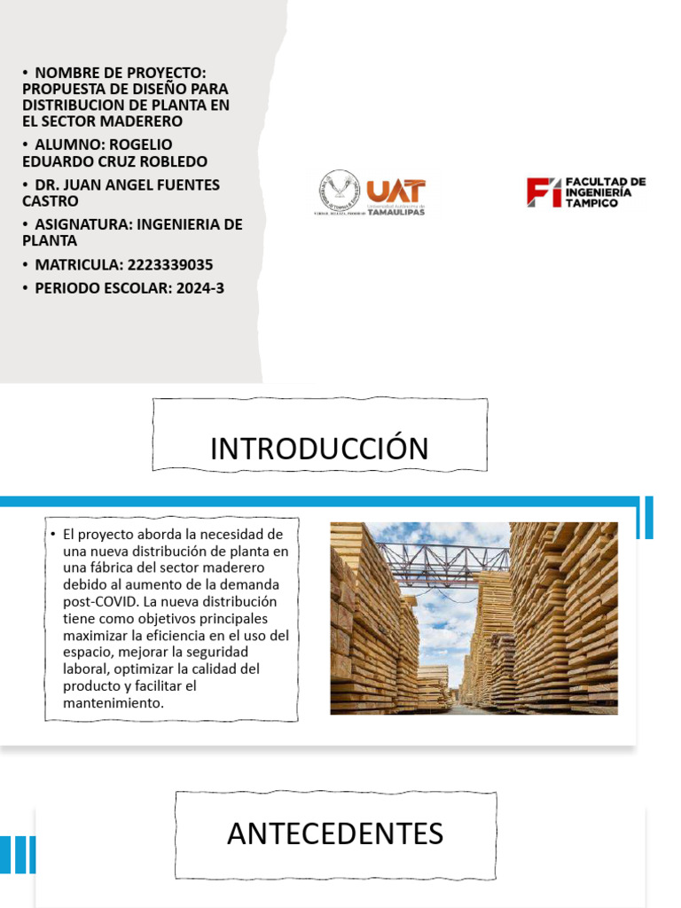 Diseño de Planta para Sector Maderero | PDF | Business | Factores ...