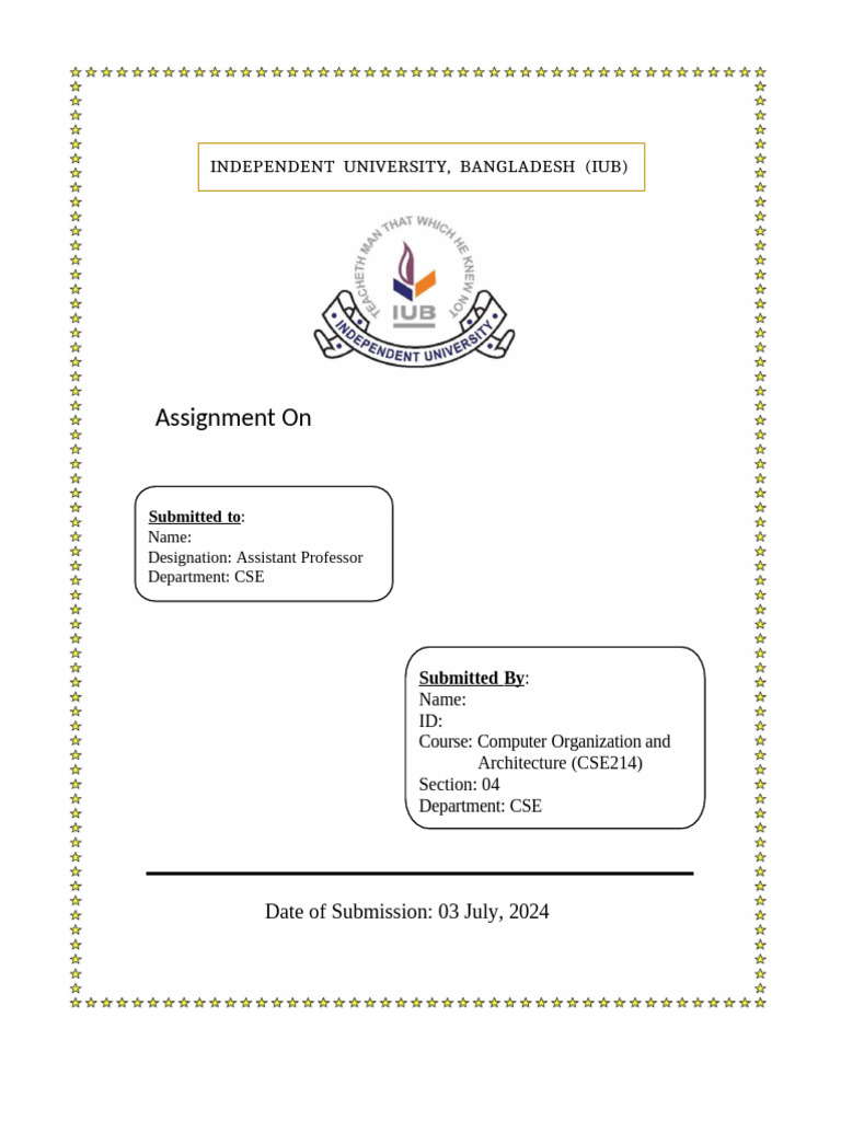 CSE214 Assignment Submission Details | PDF