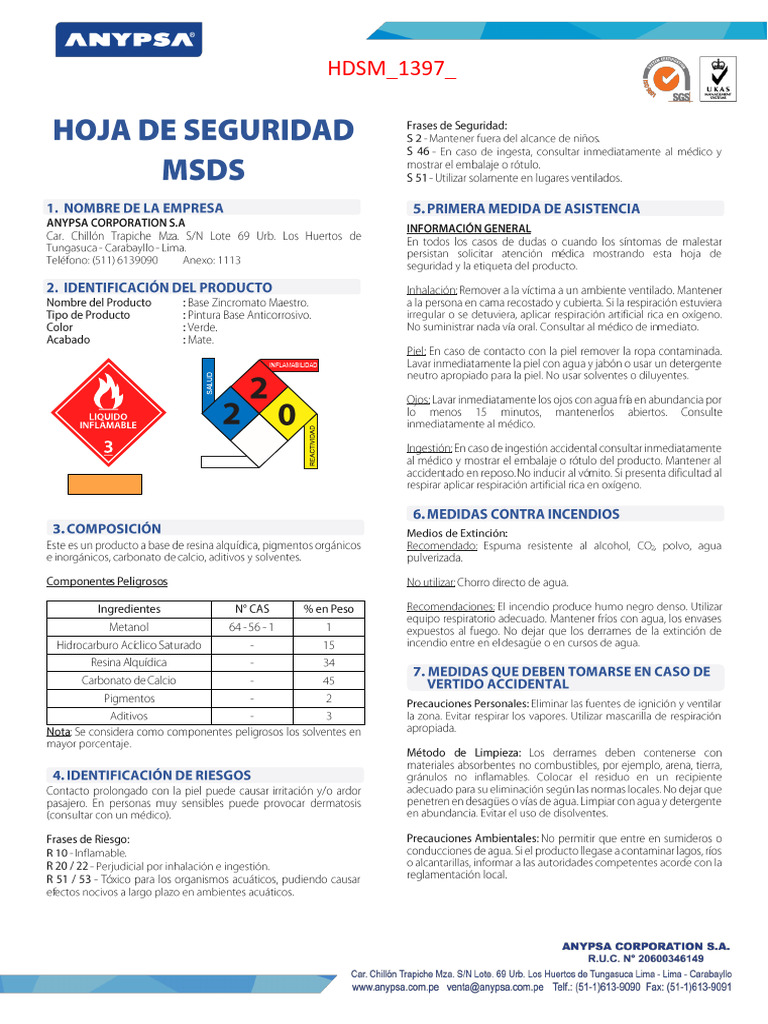 Base Zincromato Maestro - 02.11.2016 | PDF