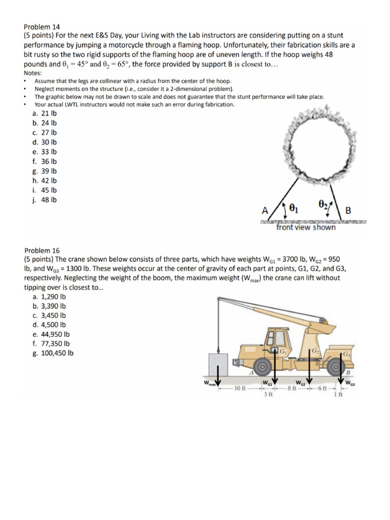 Exam2 5pointproblems | PDF