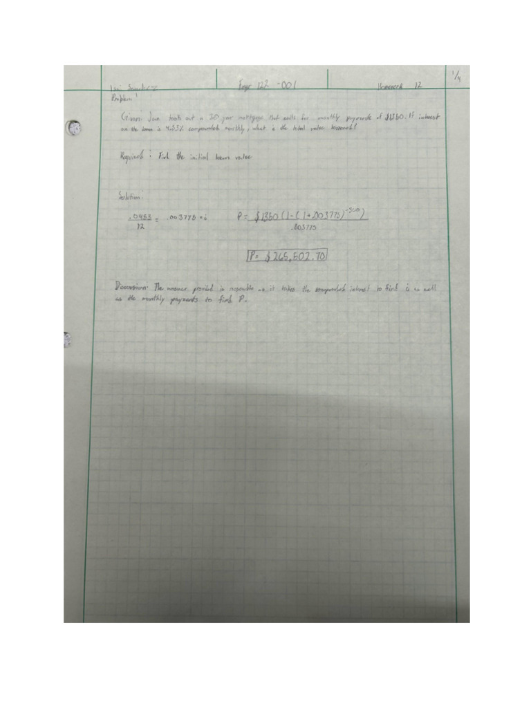 Engr 122 HW 12 | PDF