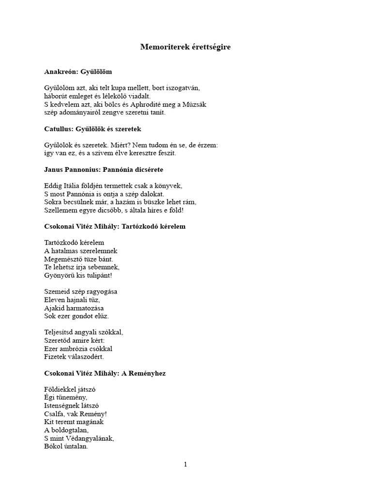 Memoriterek - Retts-Gire | PDF