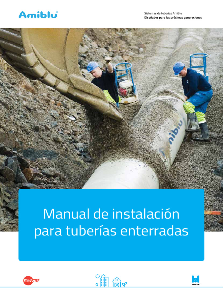 Amiblu Manual de Instalacion para Tuberias Enterradas | PDF | Tubería (transporte de fluidos ...