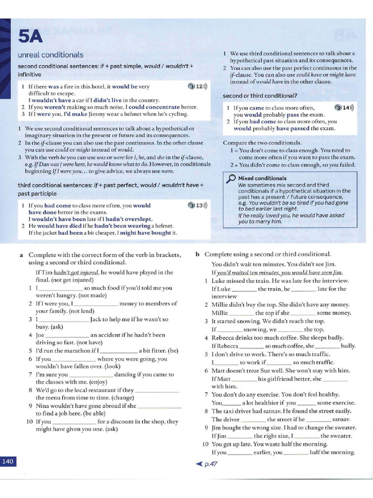 The 2nd and 3rd Conditional | PDF