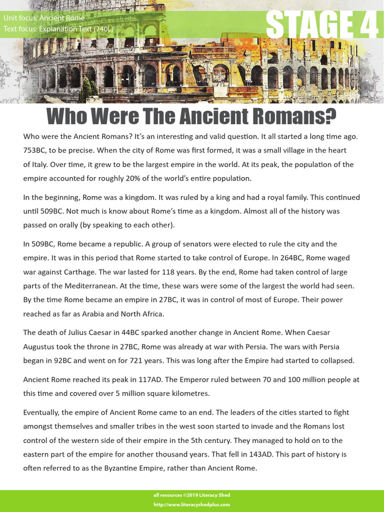 Overview of Ancient Rome's History | PDF | Ancient Rome | Ancient Europe