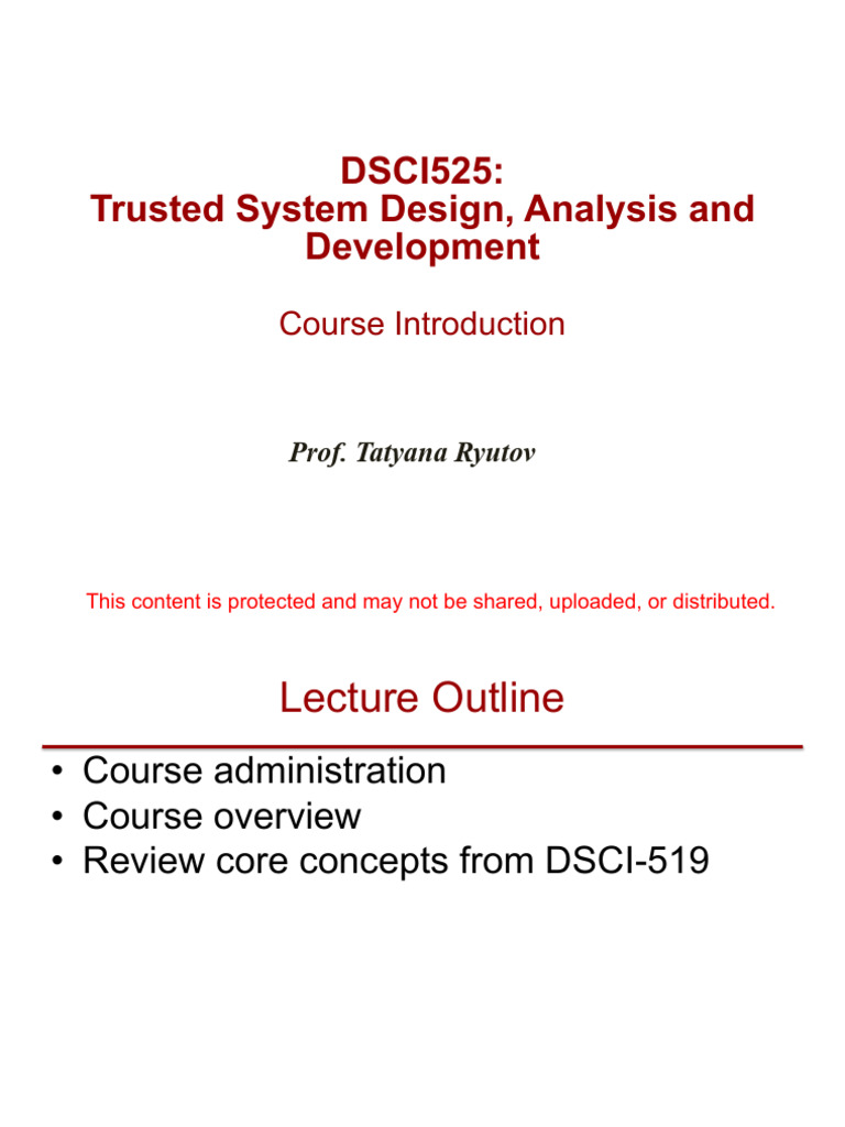 DSCI525-Lec1 | PDF | Computer Security | Security