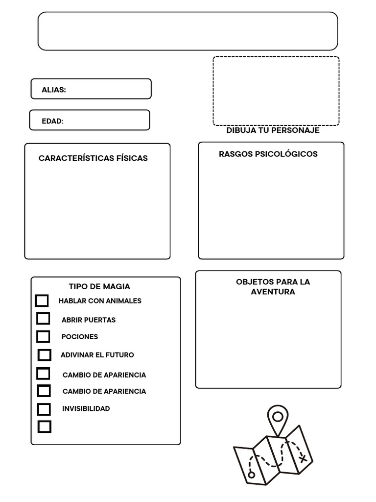 Hoja de Trabajo de Crea Tu Propio Personaje Literario | PDF Hoja de Trabajo de Crea Tu Propio Personaje Literario | PDF